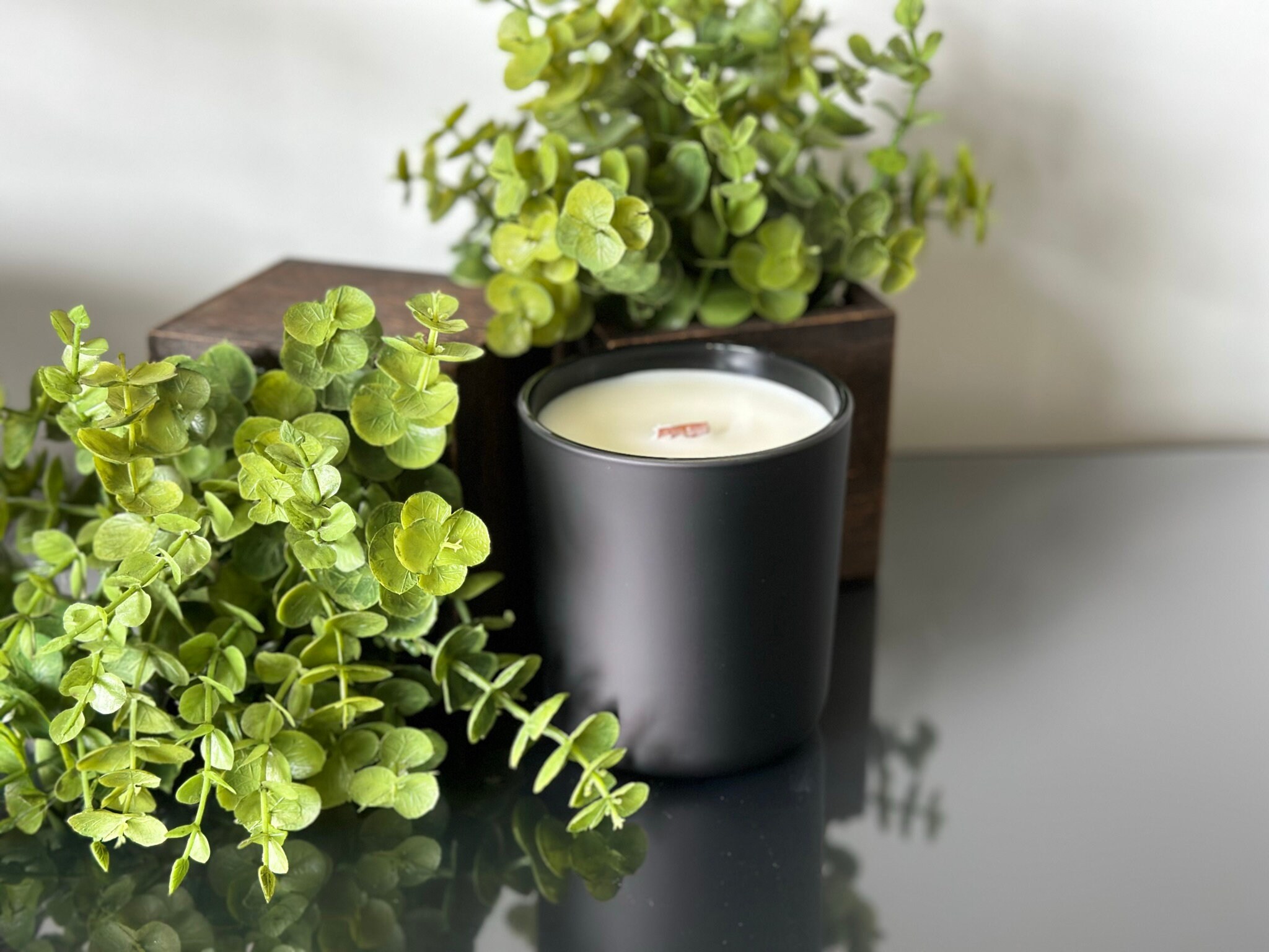 Black No Label Candle, Matte Black Jar Candle With No Label, Choose ...