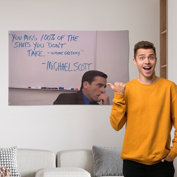 Michael Scott Flag - Etsy