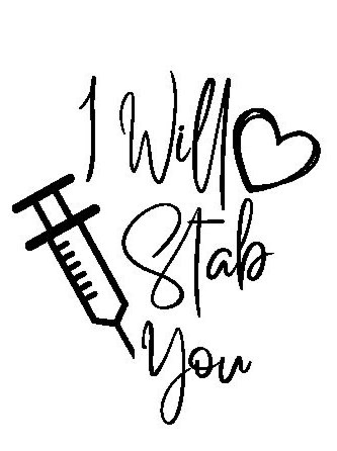 I Will Stab You Laser Files. Sg. Png. .dxf - Etsy