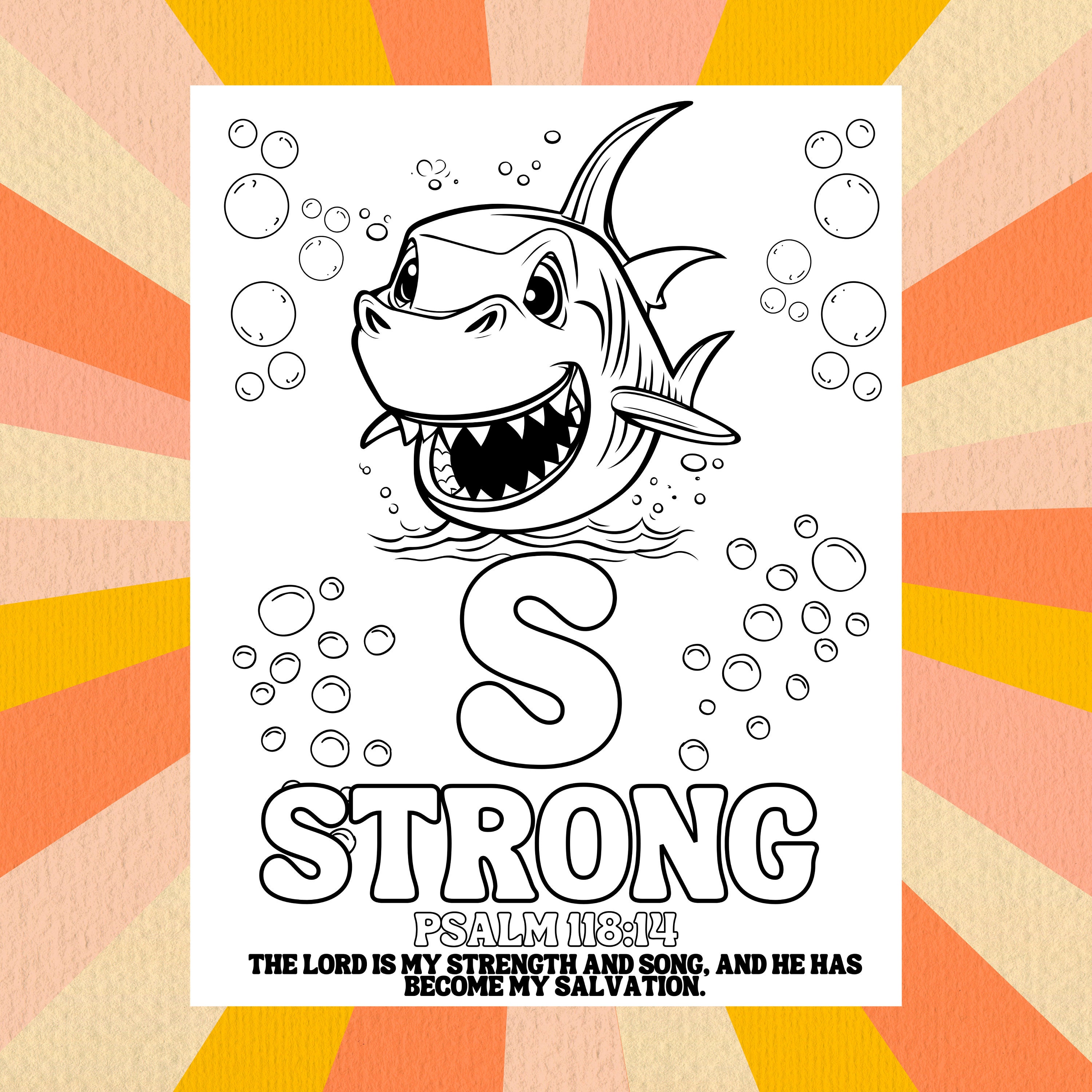 Bible Alphabet Coloring Book Biblical Affirmations Coloring Book for ...