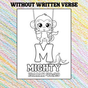 Bible Alphabet Coloring Book Biblical Affirmations Coloring Book for ...