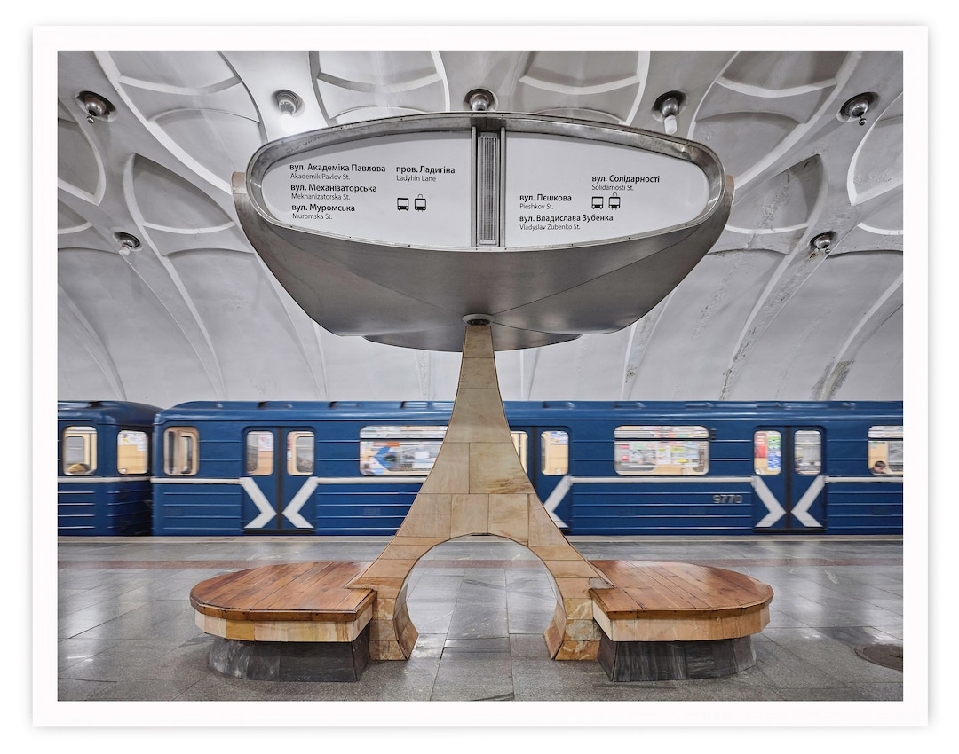 Soviet Subway Metro Station Akademika Pavlova - Etsy