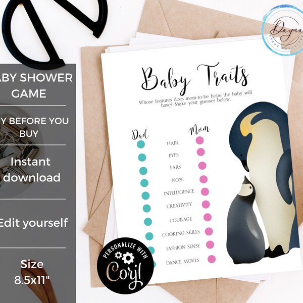 Penguin Baby Shower - Etsy