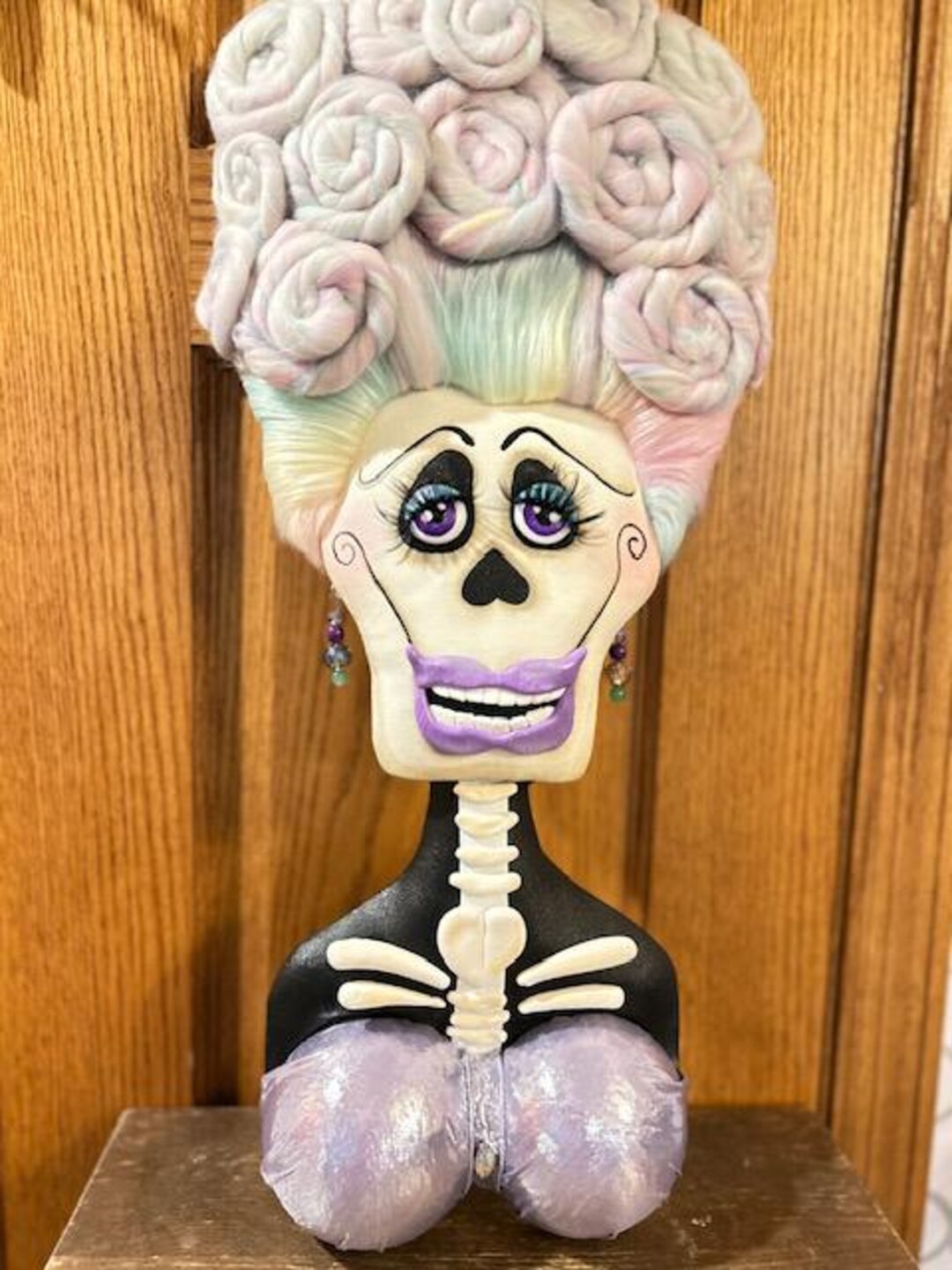 Skeleton Wreath Attachment - Barbara Bones - Etsy