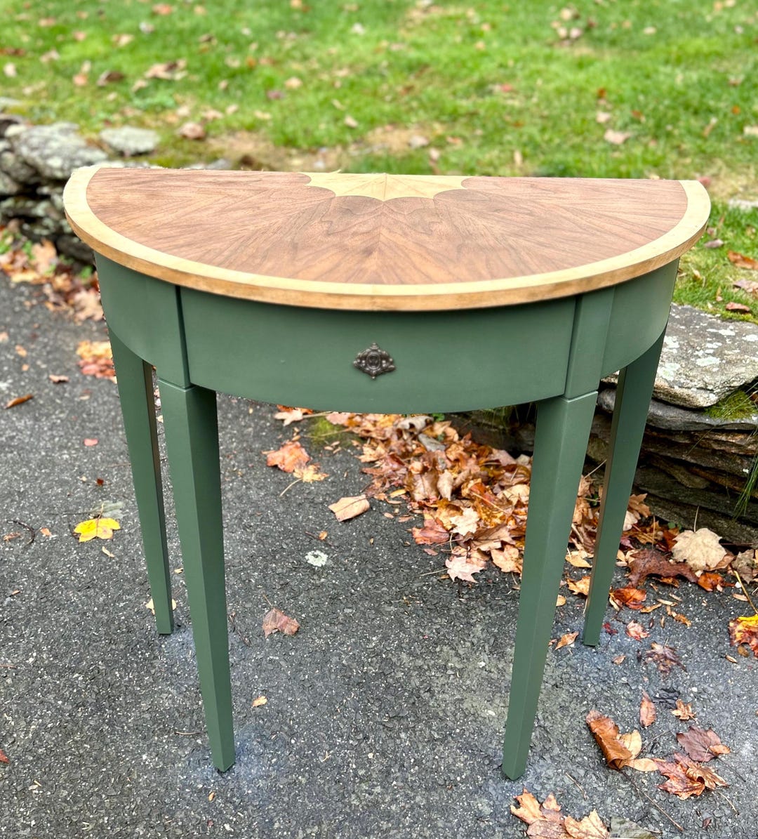 Vintage Bombay Furniture Co Side Accent Entryway Hallway Console Table ...