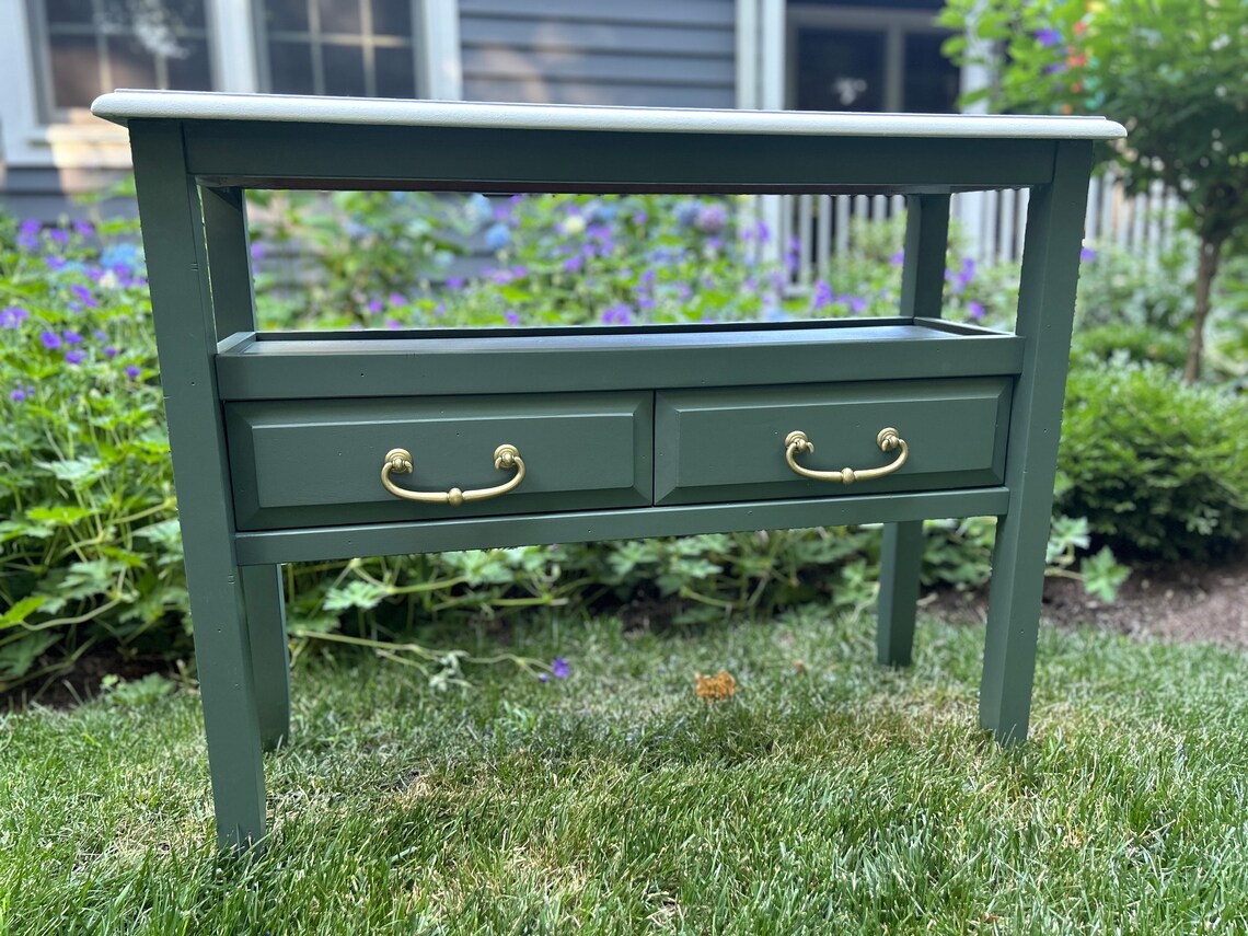SOLD Vintage Pier 1 Console Entryway Accent Side Table - Etsy