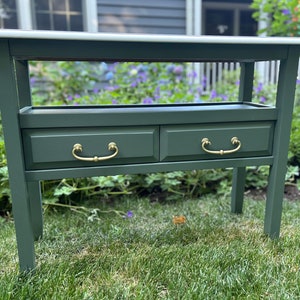 SOLD Vintage Pier 1 Console Entryway Accent Side Table - Etsy