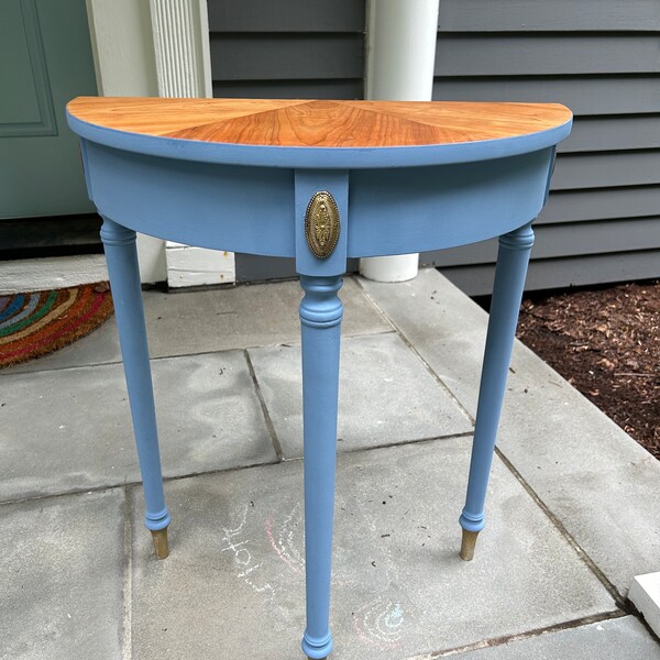 Blue Console Table - Etsy
