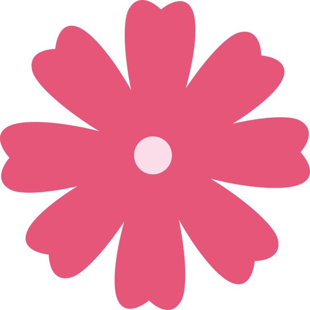 Printable Pink Flower Design Wall Art Bbf Gift for Your Love Png File ...