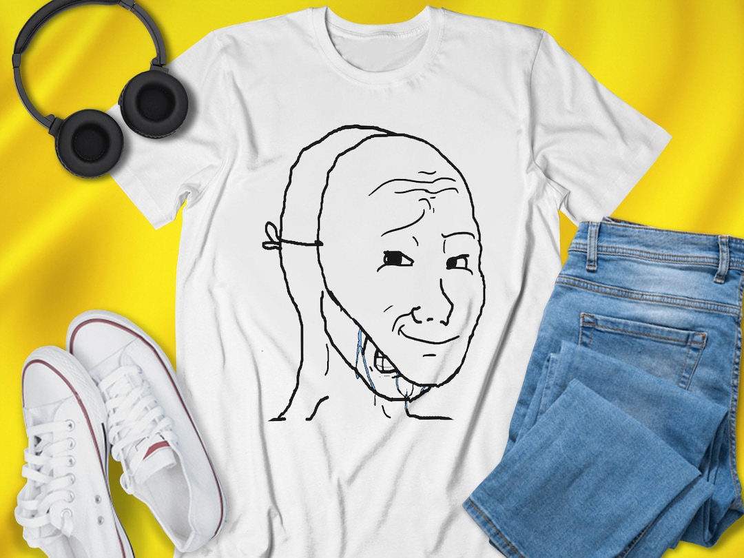 I Am Fine Wojak Crying on the Inside and Smiling on the Outside Meme T ...