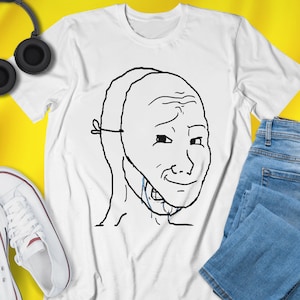 I Am Fine Wojak Crying on the Inside and Smiling on the Outside Meme T ...