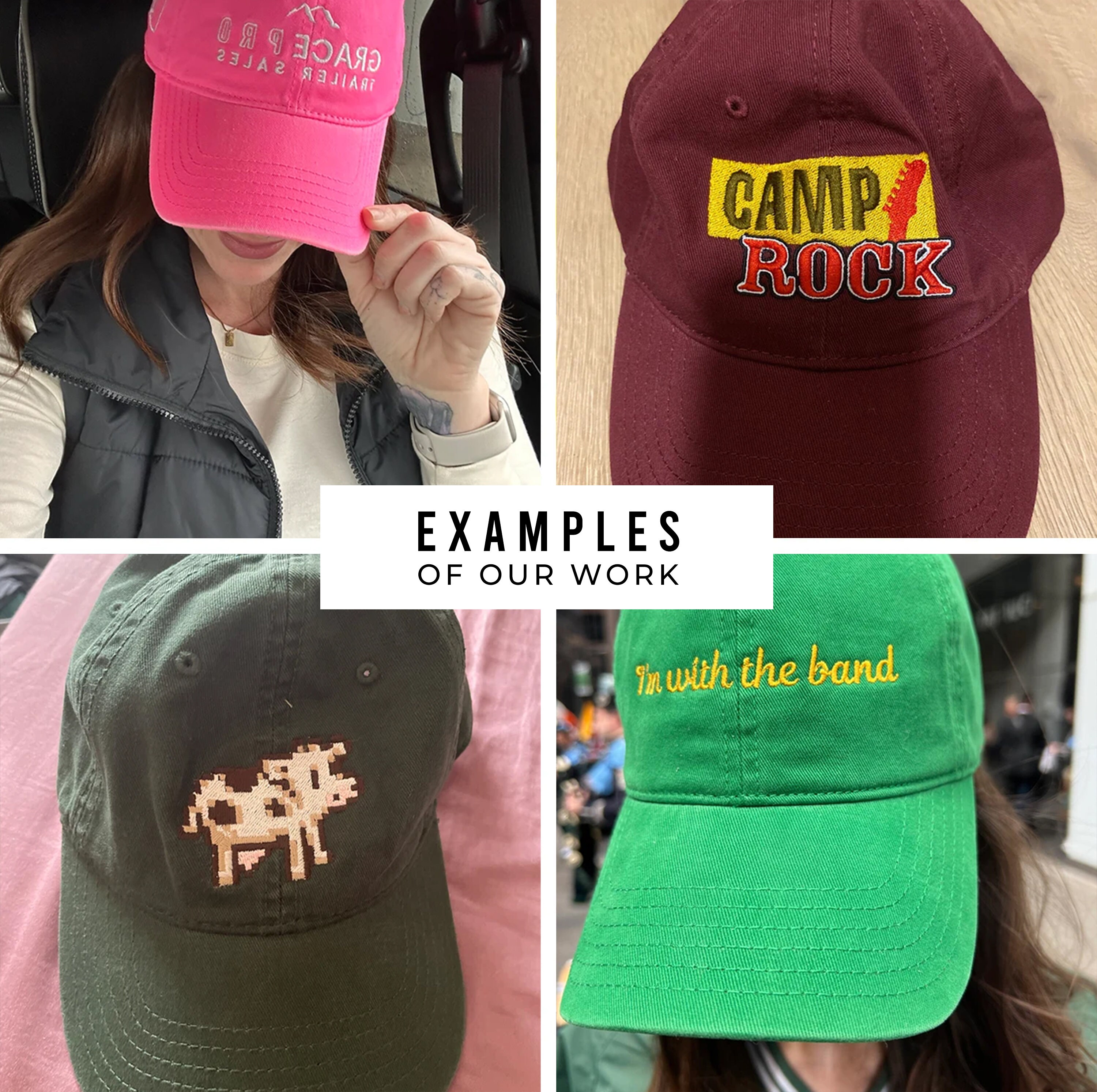 Custom Embroidered Cap, Custom Text Hat, Custom Cap Embroidery, Dad Cap ...