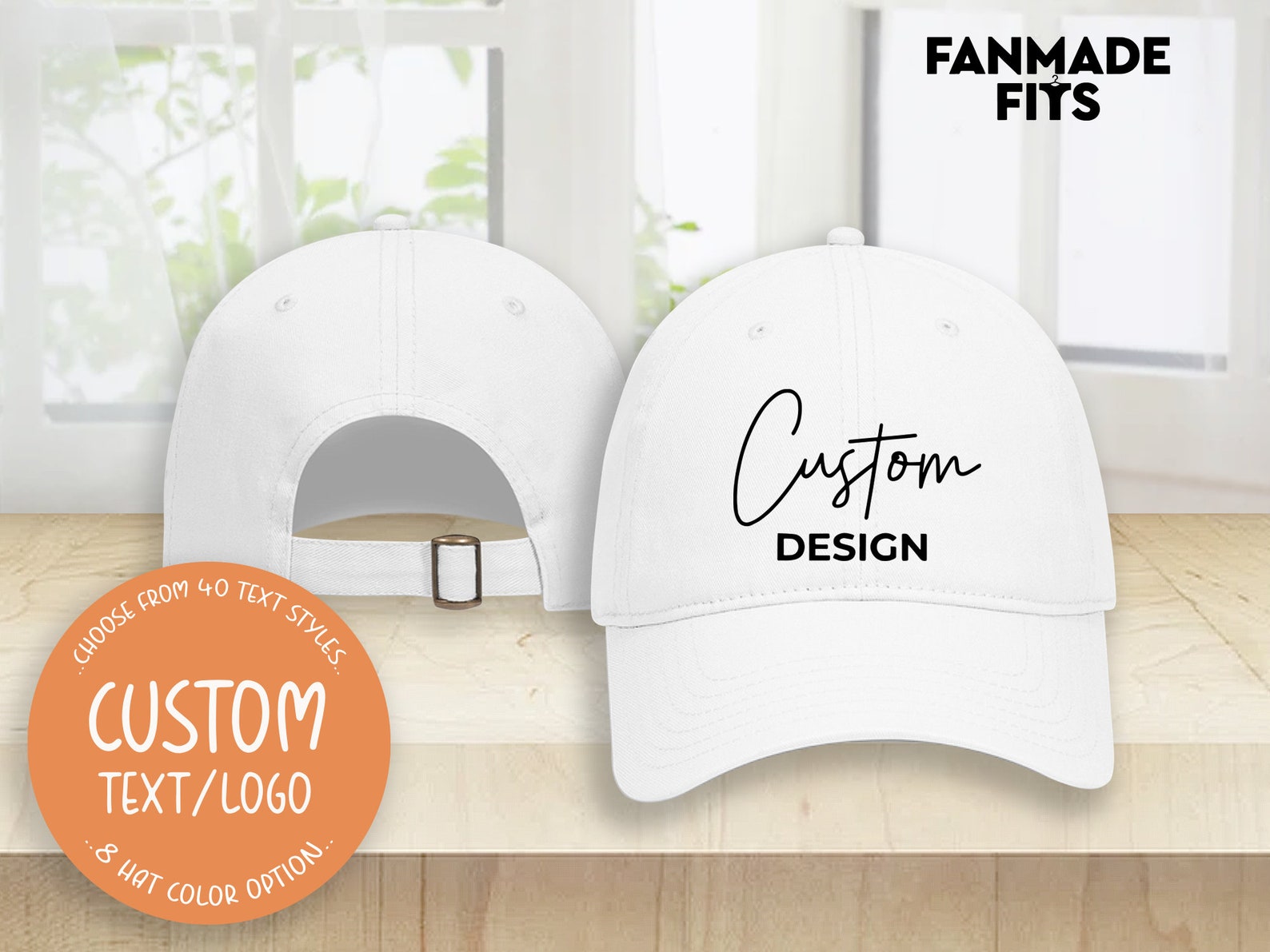Custom Embroidered Cap, Custom Text Hat, Custom Cap Embroidery, Dad Cap ...