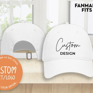 Custom Embroidered Dad Hat, Personalized Dad Cap, Personalized Logo ...