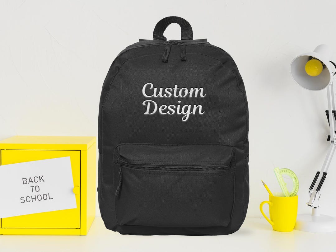 Custom Embroidered Backpack, Embroidered Backpack, Personalized Bag ...