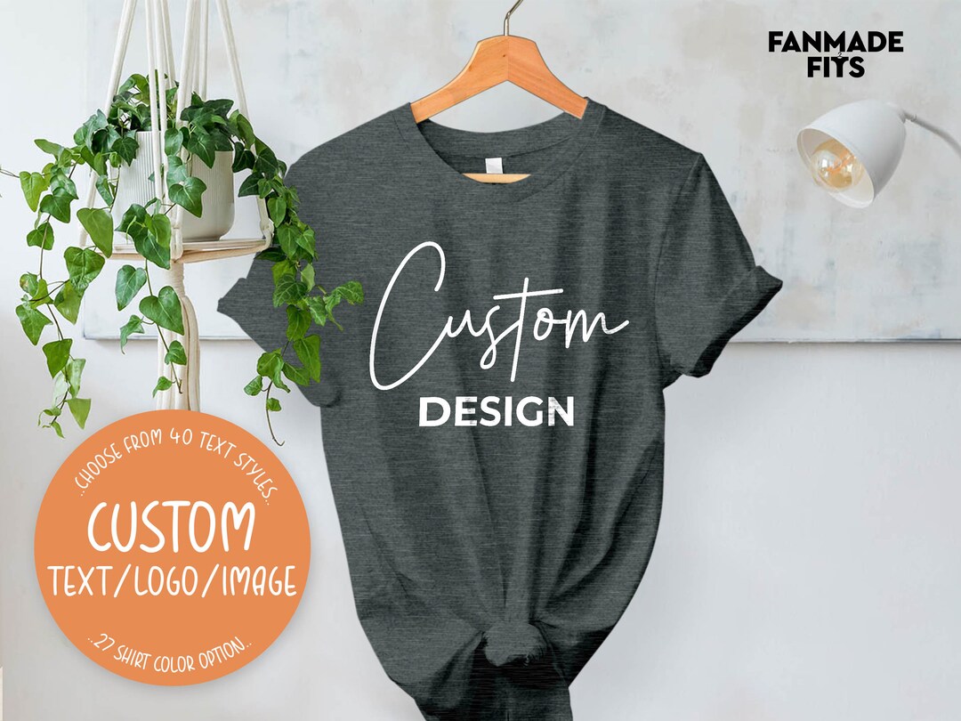 Custom Bella Canvas T-shirt, Customized Tshirt, Personalized T Shirt ...