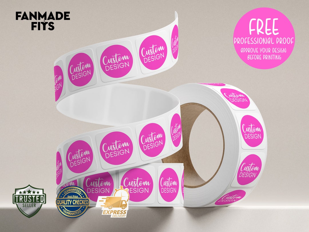 Custom Vinyl Stickers, Personalized Cut to Size Stickers, Custom Logo ...