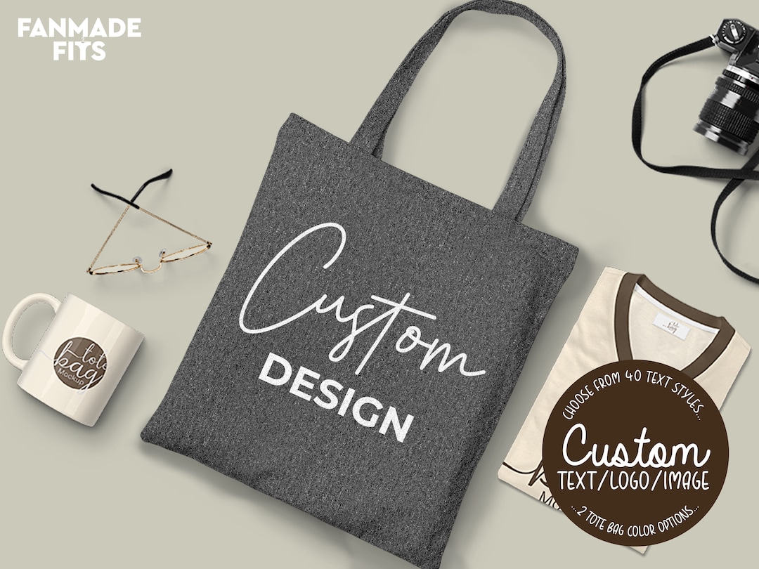 Custom Cotton Tote Bag, Customizable Tote Bag, Custom Totebag ...