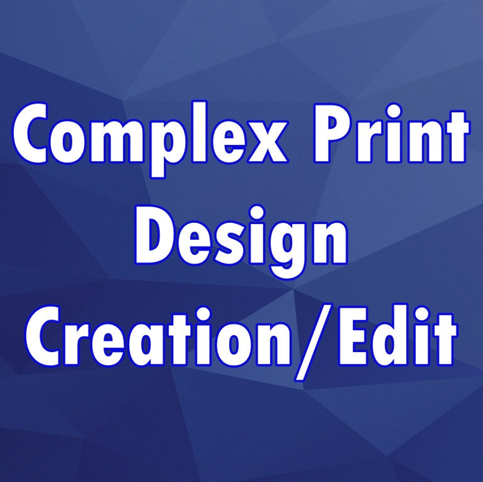 Complex Print Design Creation or Edits - Etsy