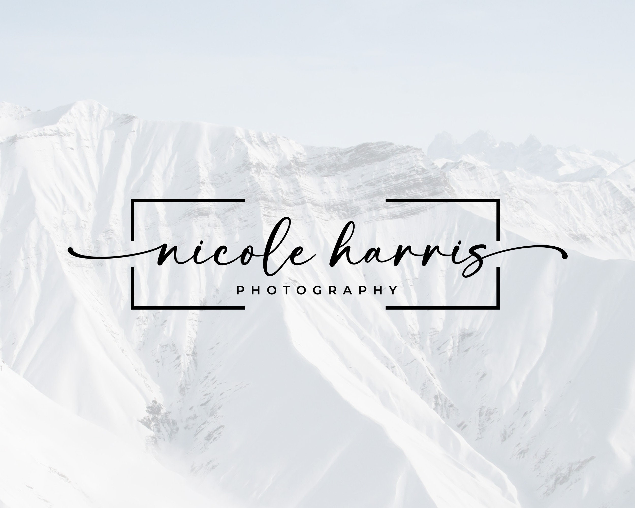 Photography Logo and Watermark Custom Photography Logo - Etsy