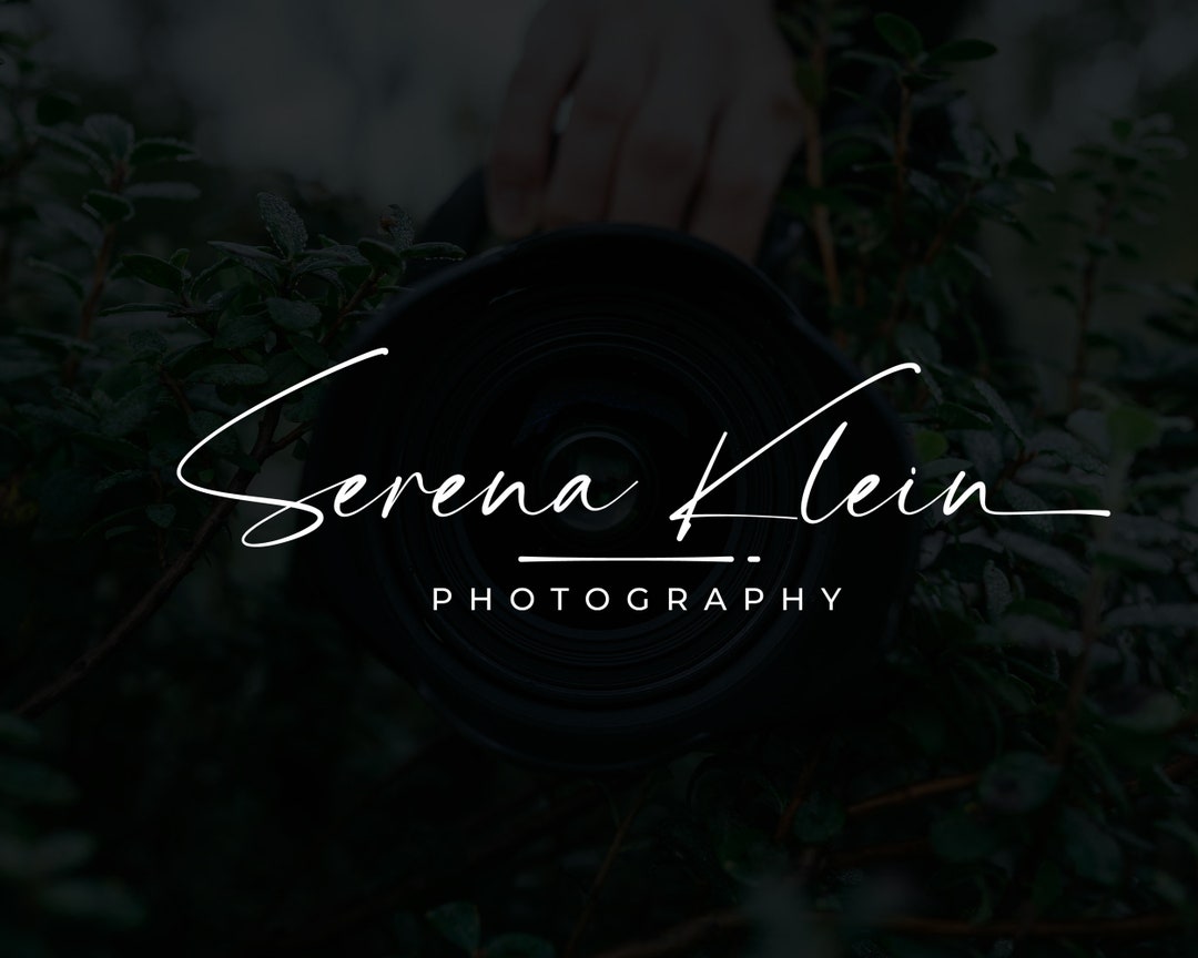 Photography Logo and Watermark, Custom Photography Logo, Handwritten ...