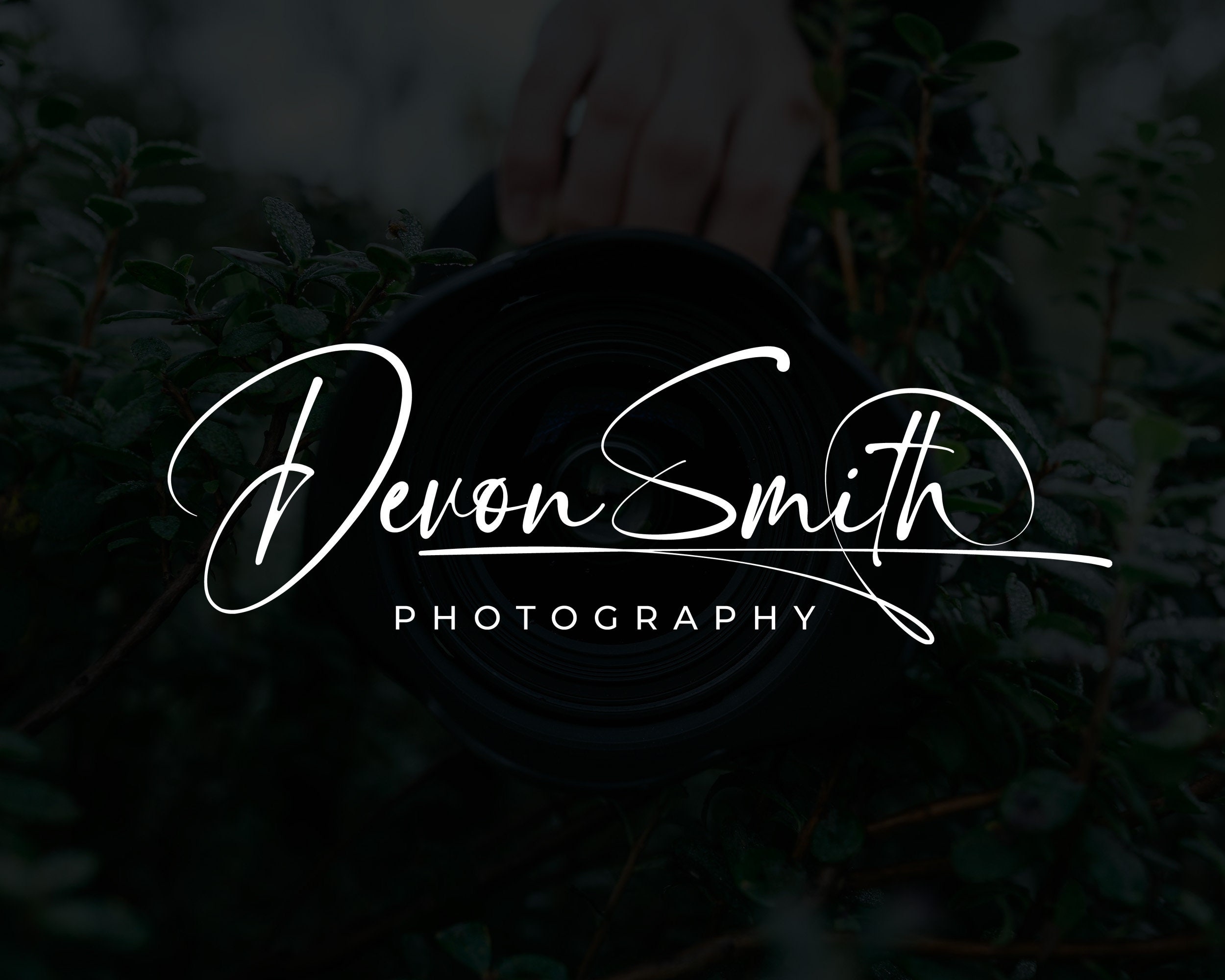 Photography Logo and Watermark Custom Photography Logo - Etsy