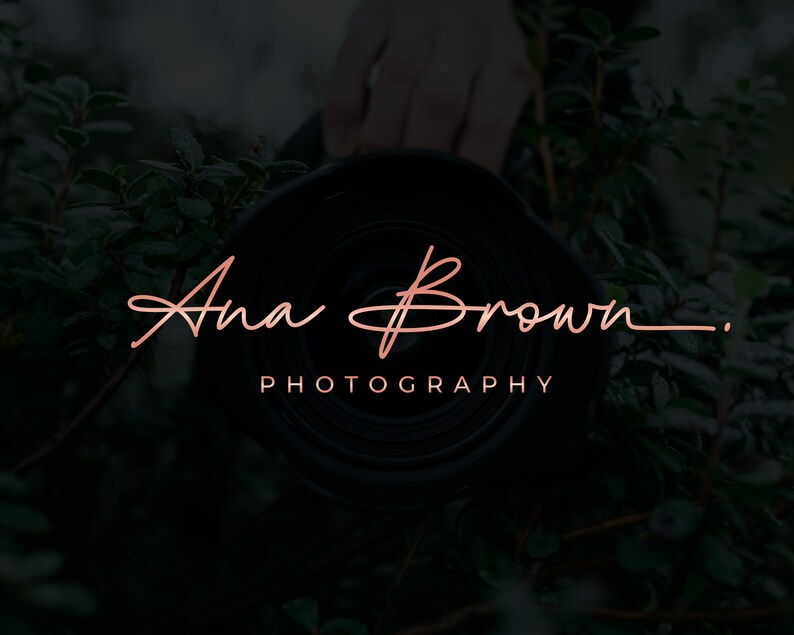 Photography Logo and Watermark Custom Photography Logo - Etsy