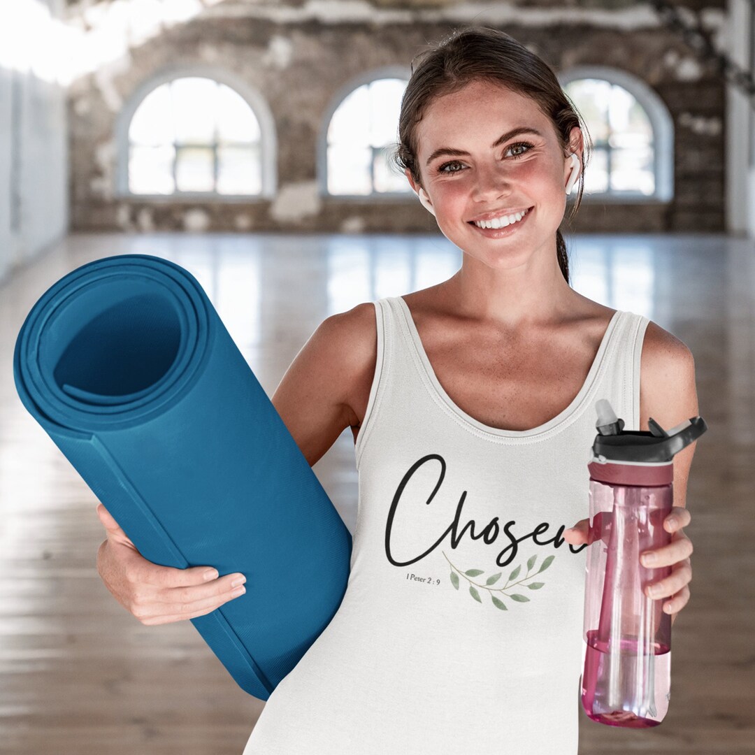 Christian Chosen Tank Top, Faith Based Tank Top, Colorful Boho Style ...