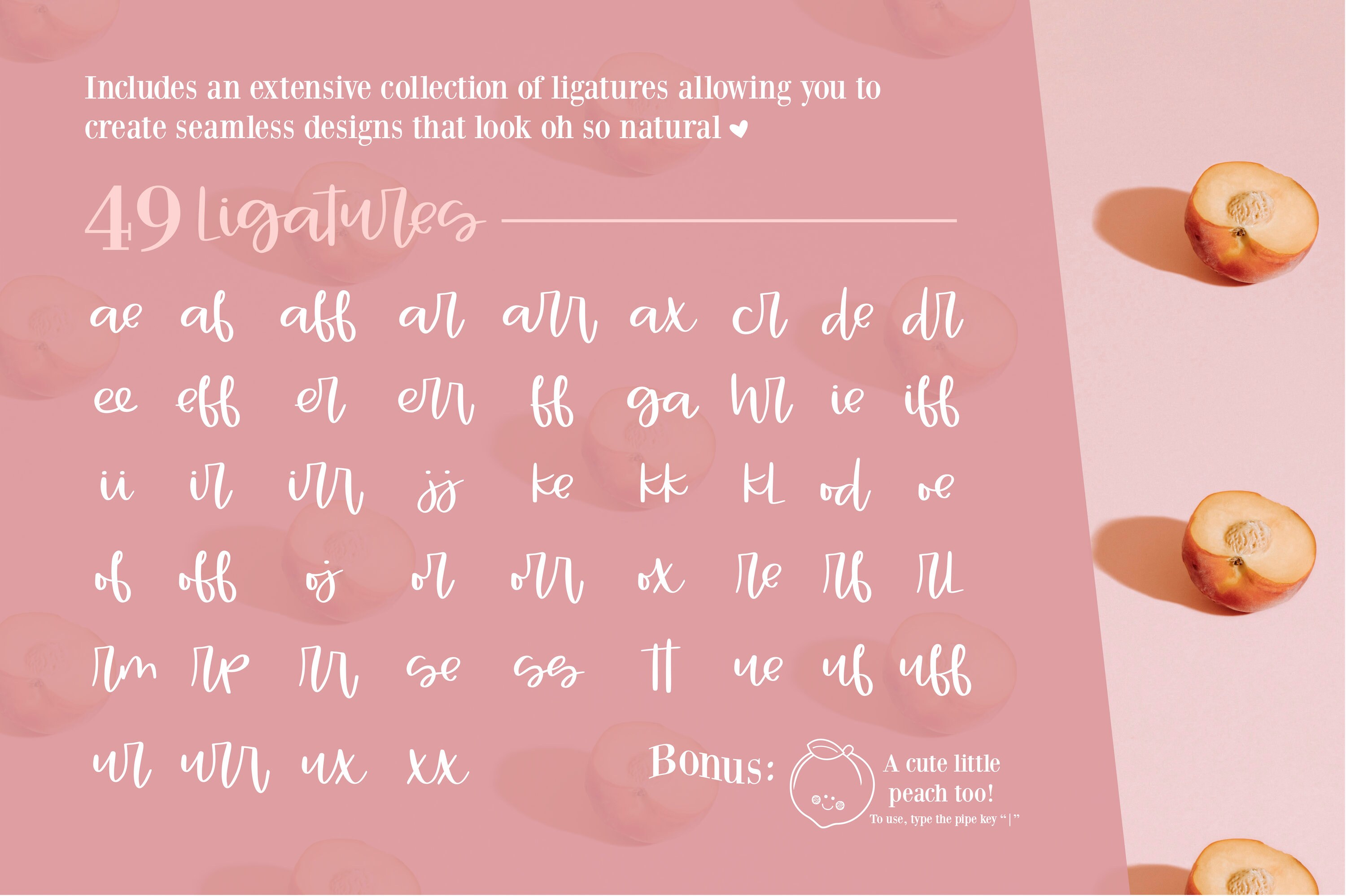 Peachy Font Handwritten Script Font, Cricut Font, Cursive Font, Brush ...