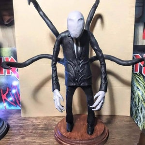 Horror Figure Slenderman OOAK Original Prop Creepy Decor Handmade Scary ...