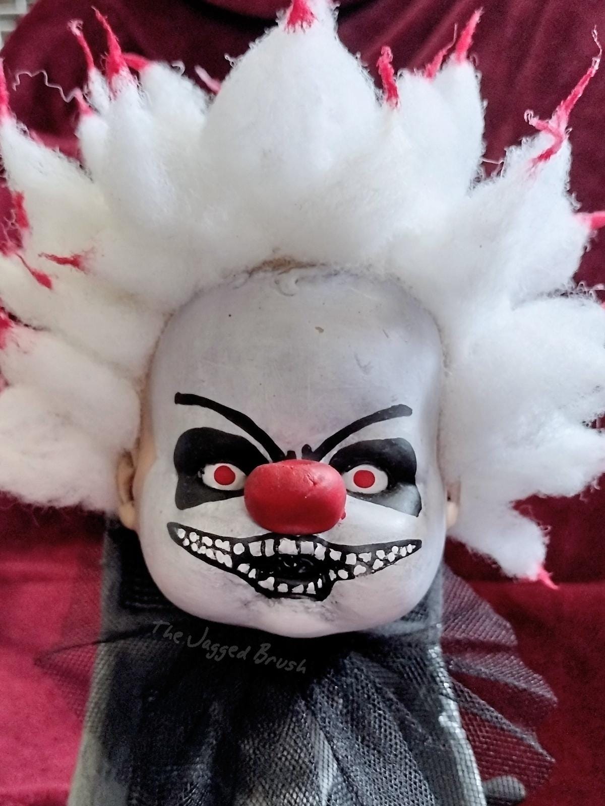 OOAK Handmade Creepy Cute Evil Clown Jack in Box Skeleton Bone ...