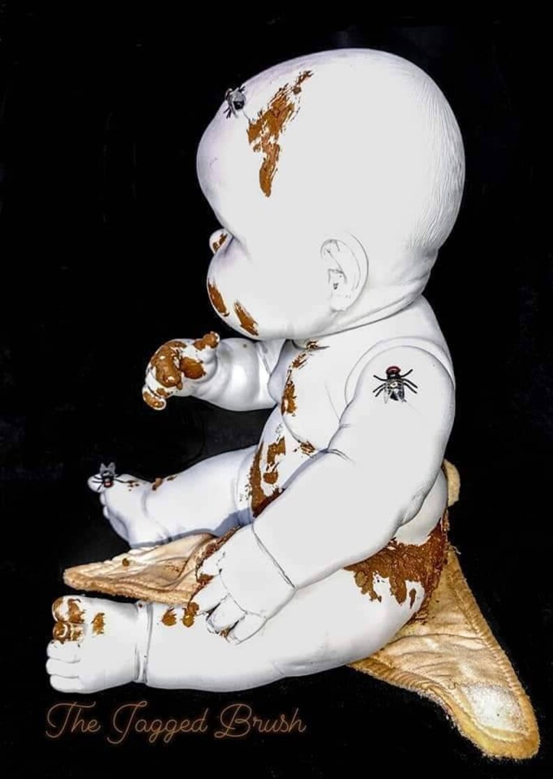 Decay Care Zombie Baby Latrina Stinky Funny Handmade OOAK Custom DIY ...