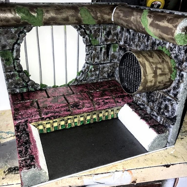 Pennywise IT Diorama Clown Horror Movie Sewer Scene Handmade OOAK ...