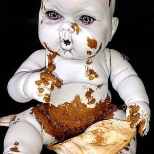 Decay Care Zombie Baby Latrina Stinky Funny Handmade OOAK Custom DIY ...