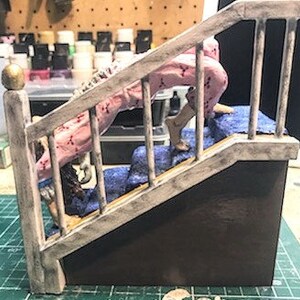 Linda Blair Exorcist Girl Regan Spider Walk Stairs Crawl Handmade OOAK ...