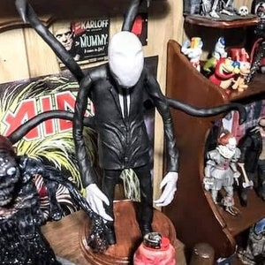 Horror Figure Slenderman OOAK Original Prop Creepy Decor Handmade Scary ...