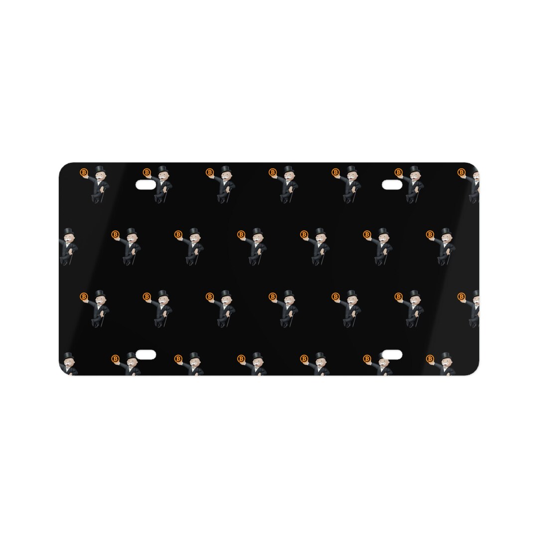 Bitcoin Monopoly License Plate - Etsy