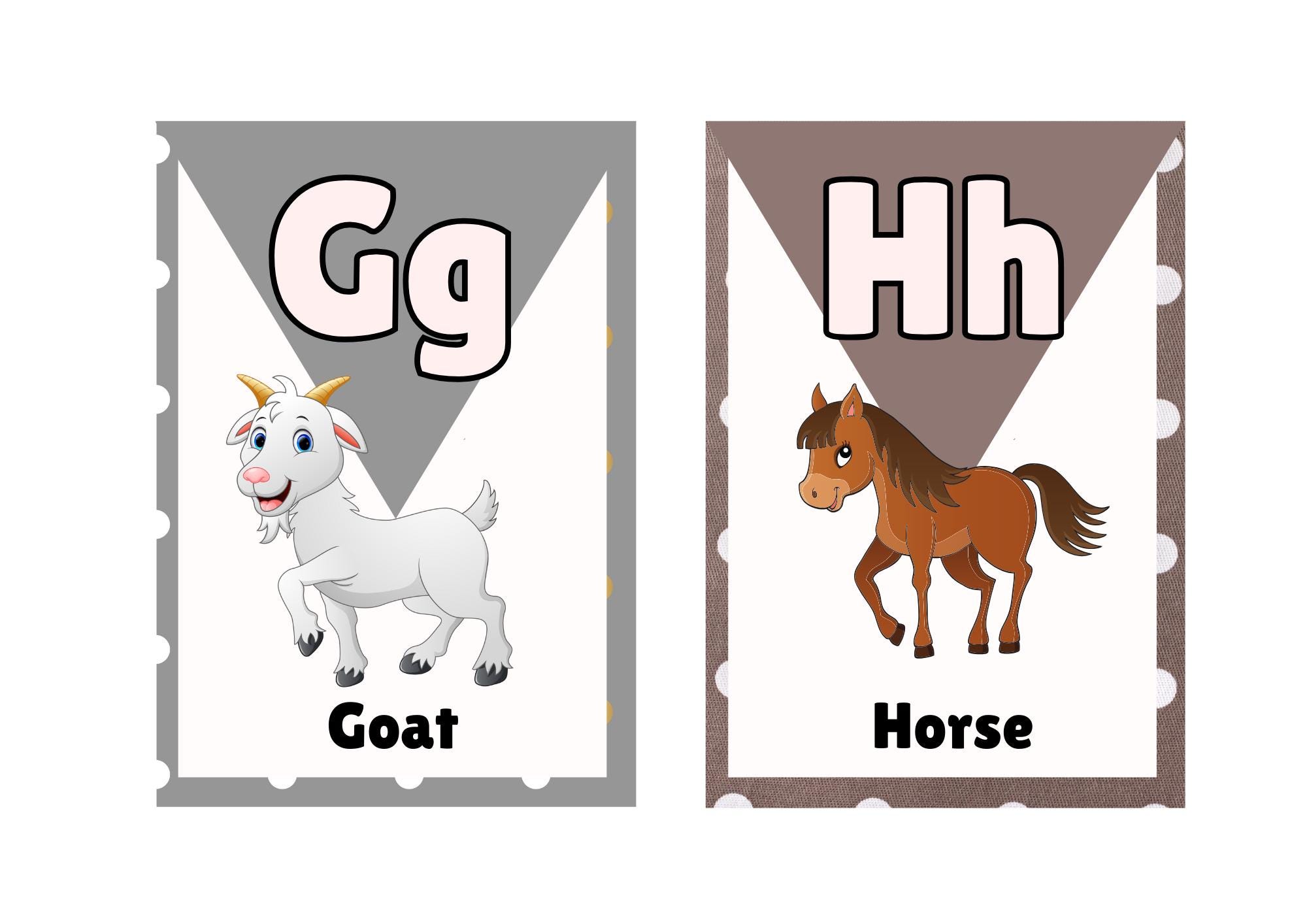 Printable Alphabet Flash Cards Colorful English Alphabet Cards for ...