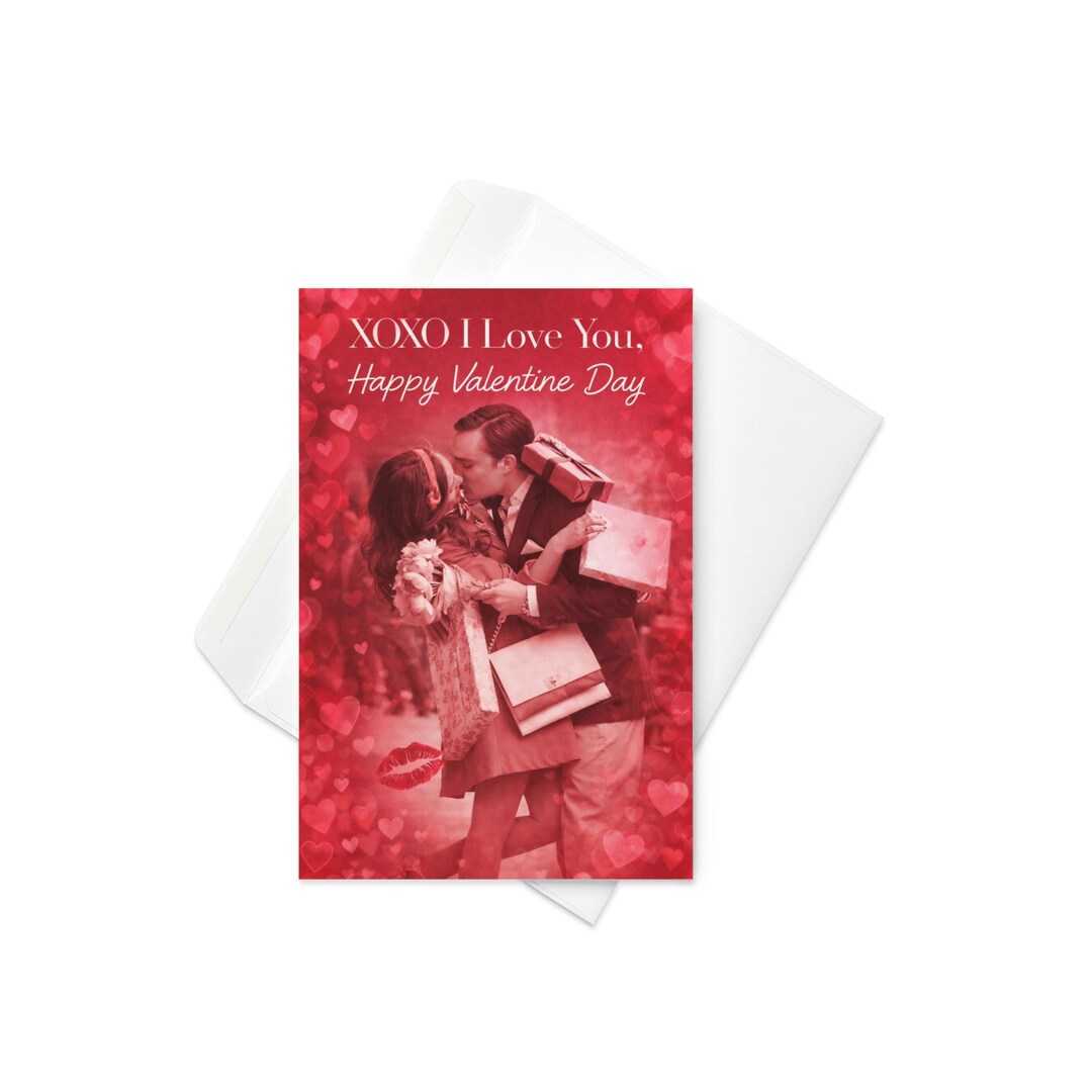Gossip Girl–inspired Valentine’s Day Card | “XOXO” | Iconic TV Romance ...
