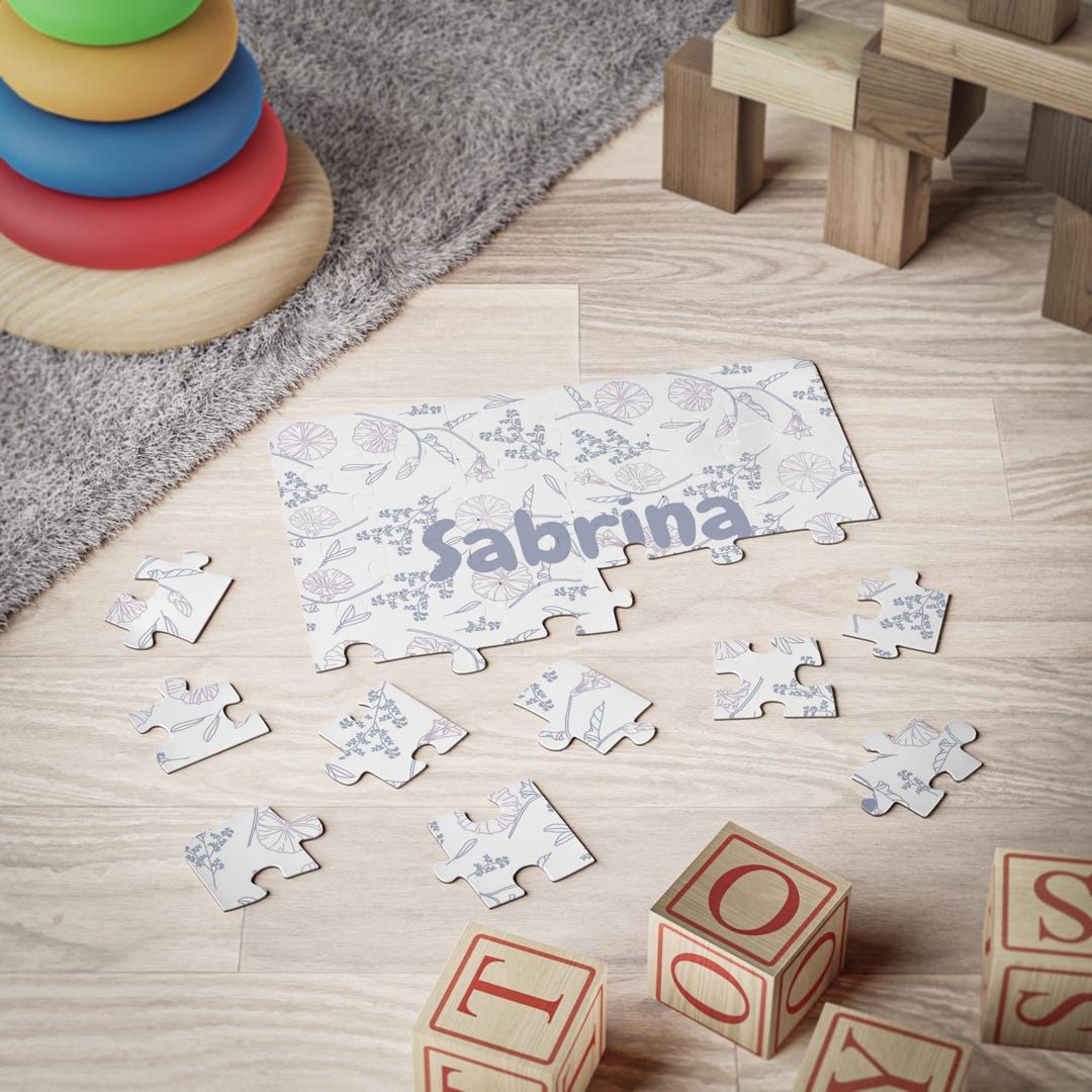 Custom Kids' Puzzle, Personalized Female Jigsaw Puzzle, Gift for Her ...