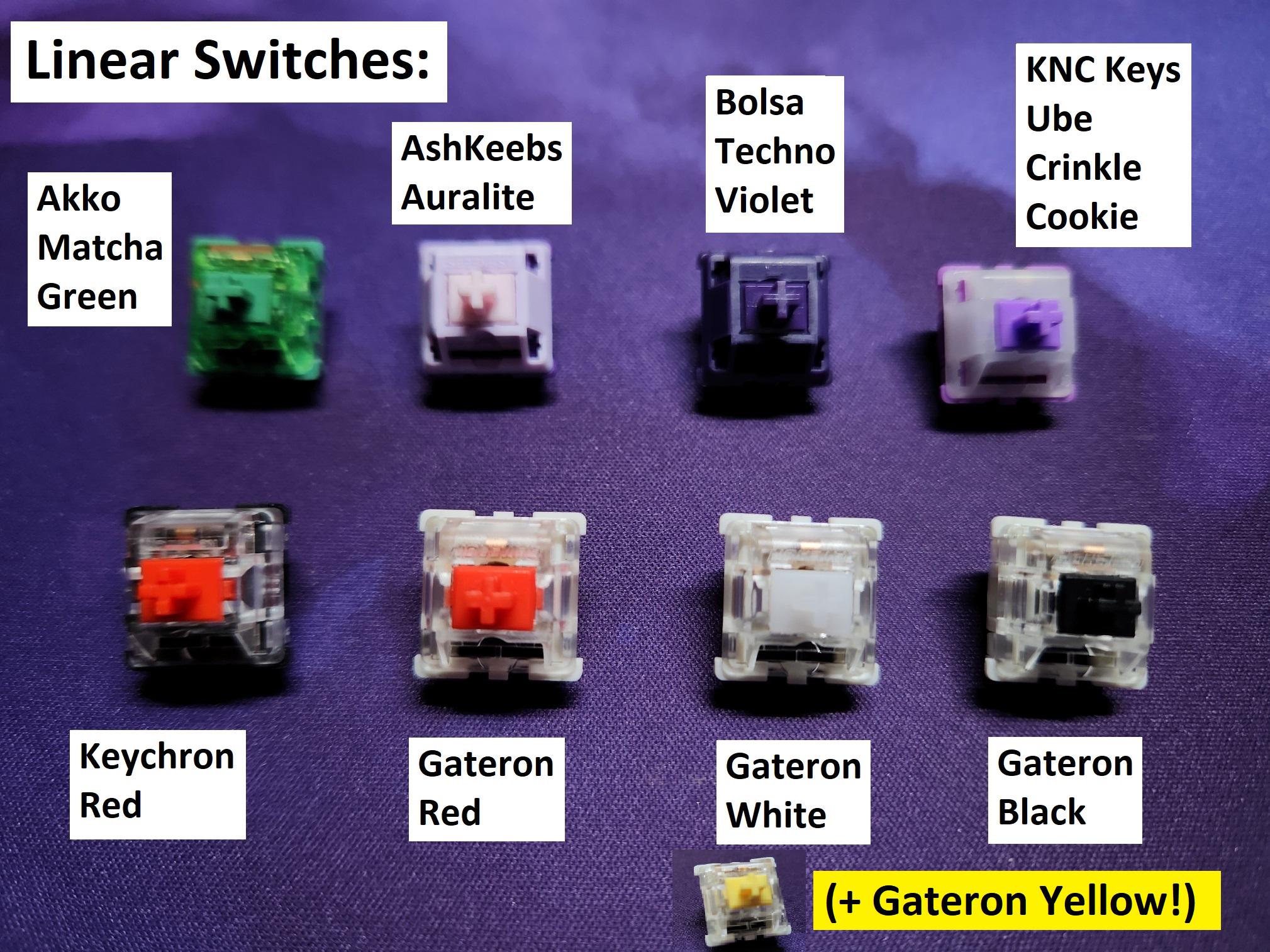 Custom Mechanical Keyboard Switches Sample Pack - Etsy
