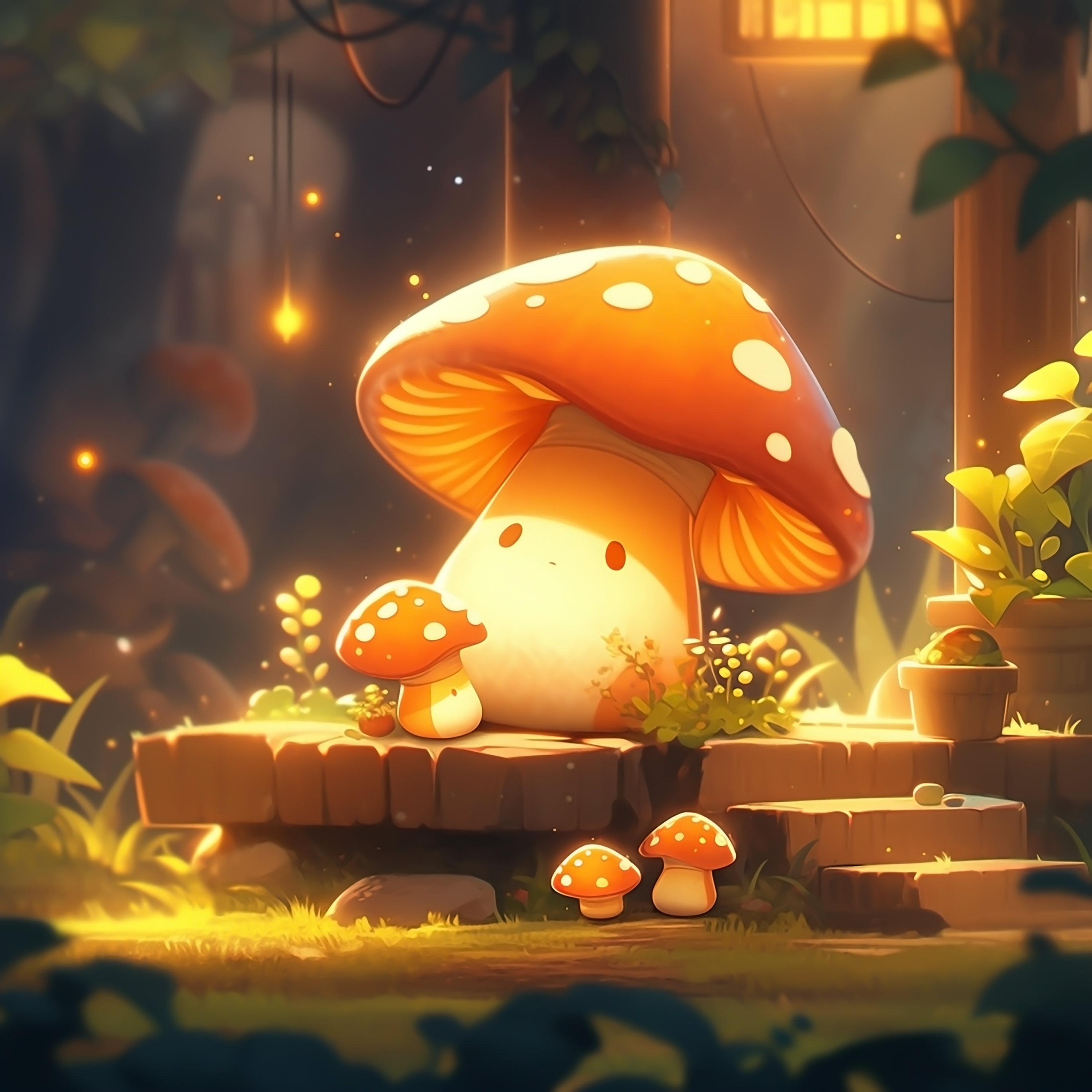 Animated Mushroom - Etsy