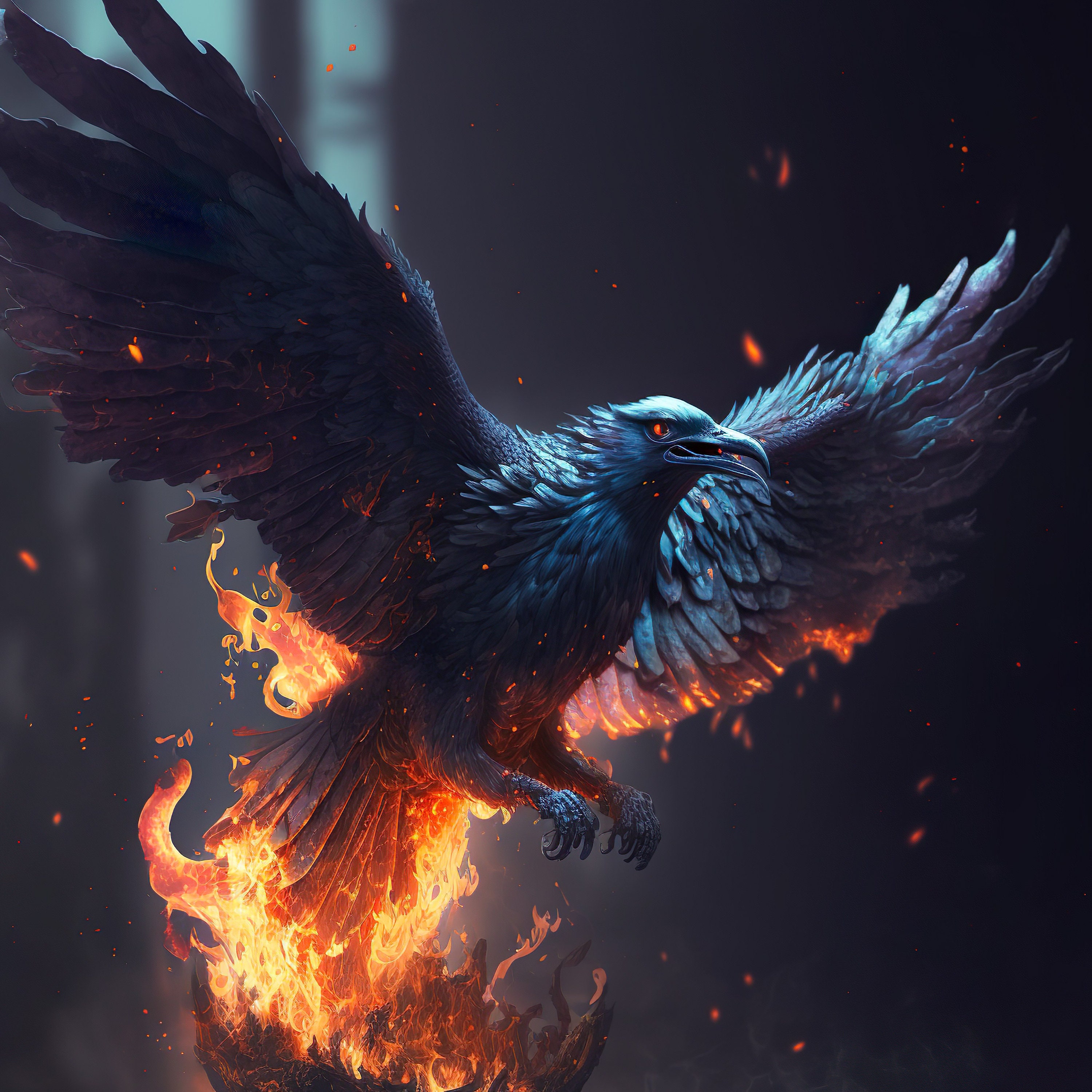 Gothic Raven Etsy
