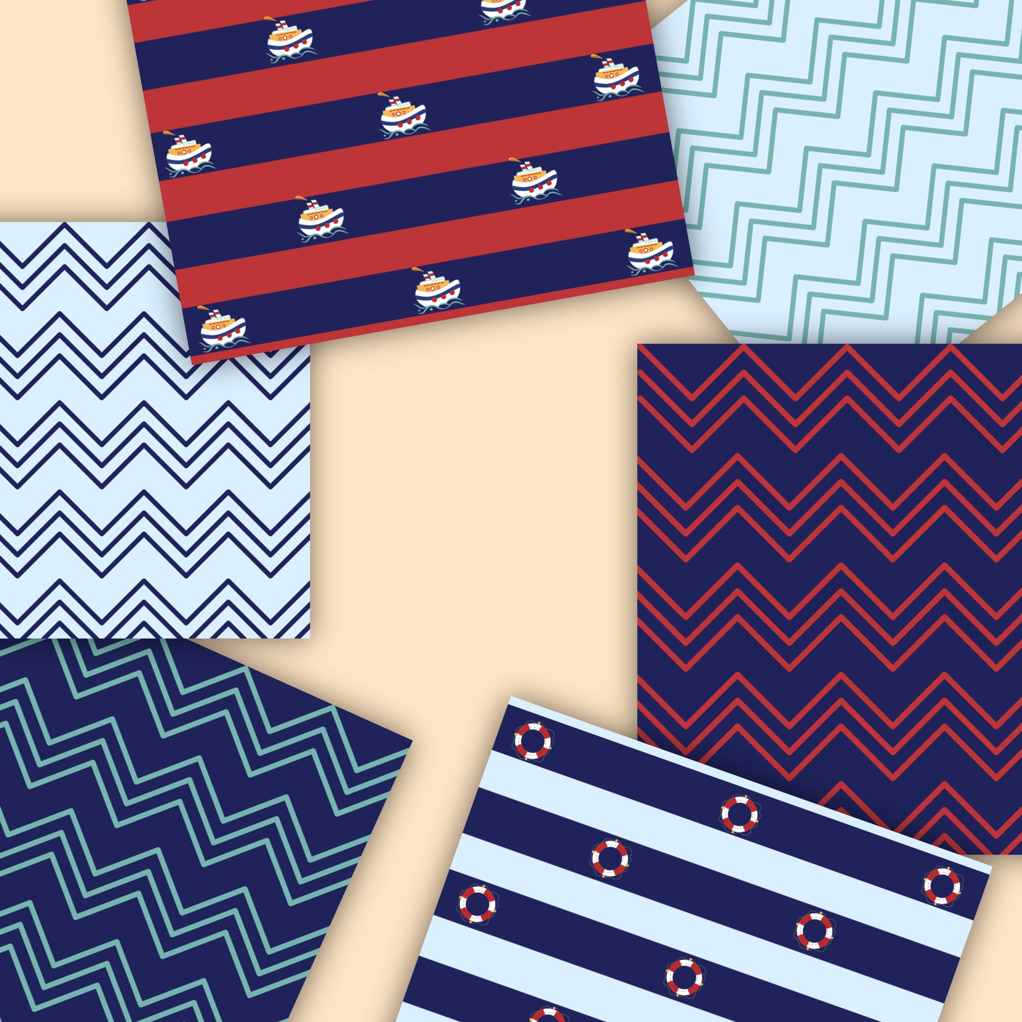 Under the Sea Party, Sea Animals Digital Paper, Under the Sea Digital ...