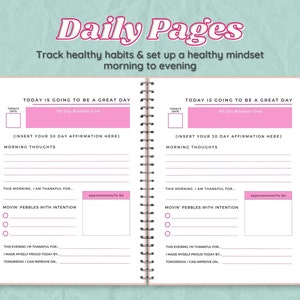2023 Daily Habit Tracker Printable PDF Planner | Goal Setting 90 Day ...