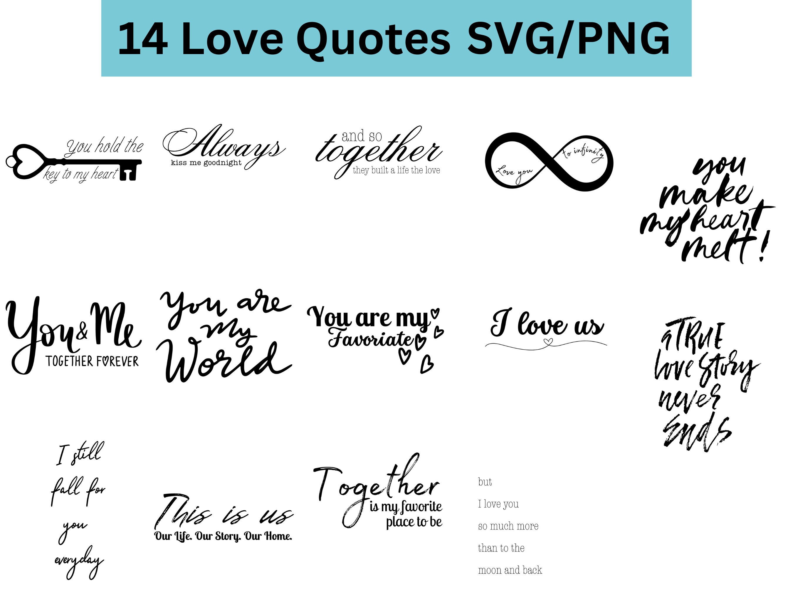 Romantic Love Quotes SVG, Bedroom Sign SVG, Love Bundle Svg, Valentine ...
