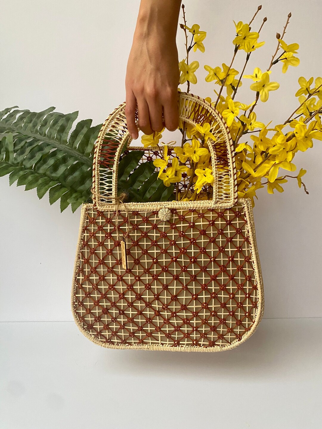 Cafecito | Iraca Palm Bag, Purse | Handmade Colombia - Etsy