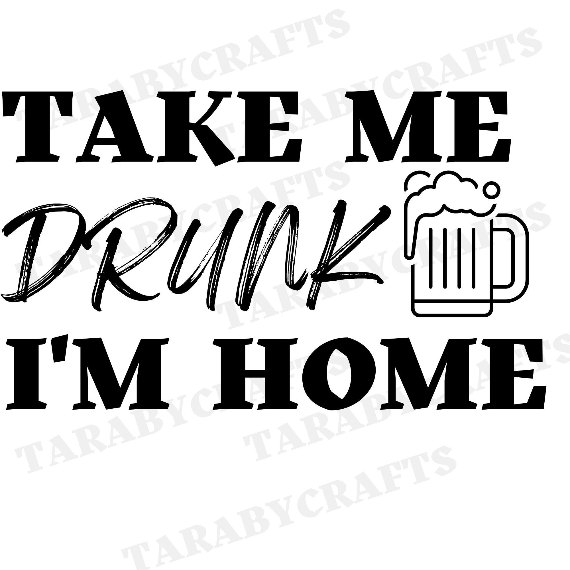 Drunk Shirt, Take Me Drunk Im Home, Drinking Shirt, Beer Shirt, T ...