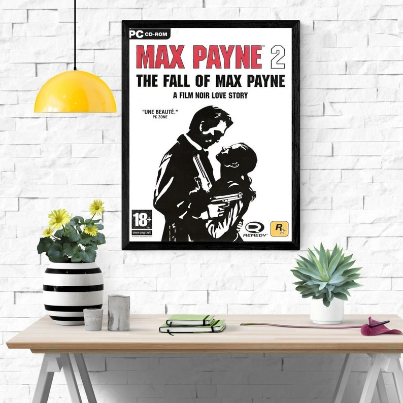 Max Payne 2: the Fall of Max Payne Box Art UPSCALED, Max Payne 2 Cover ...