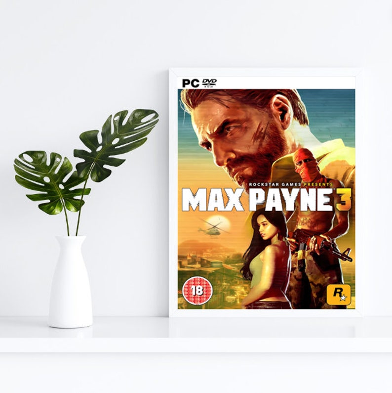 Max Payne 3 Box Art UPSCALED, Max Payne 3 Cover Art, Game Art, Gamer ...
